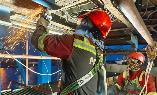 2 QC Retrofit - Boom & Girder Internal Painting, Flange Bolt ...